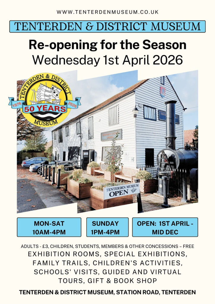Tenterden Museum re-opens for the 2026 season - Tenterden & District Museum